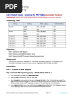 11.6.6 Lab - Calculate IPv4 Subnets | PDF | Ip Address | Wide Area Network