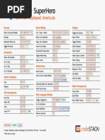 Nitro Pro Keyboard Shortcuts | PDF | Keyboard Shortcut | System Software
