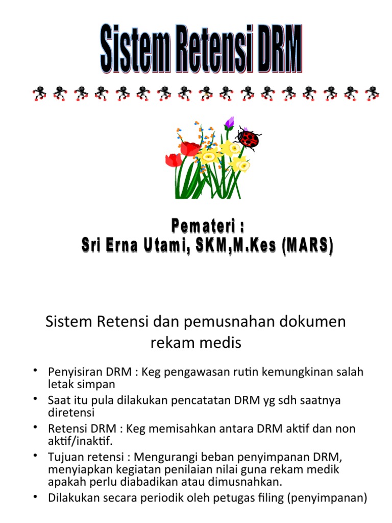Sistem Retensi DRM Ada Praktek | PDF