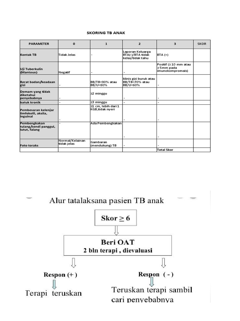 Skoring Tuberkulosis pada Anak | PDF