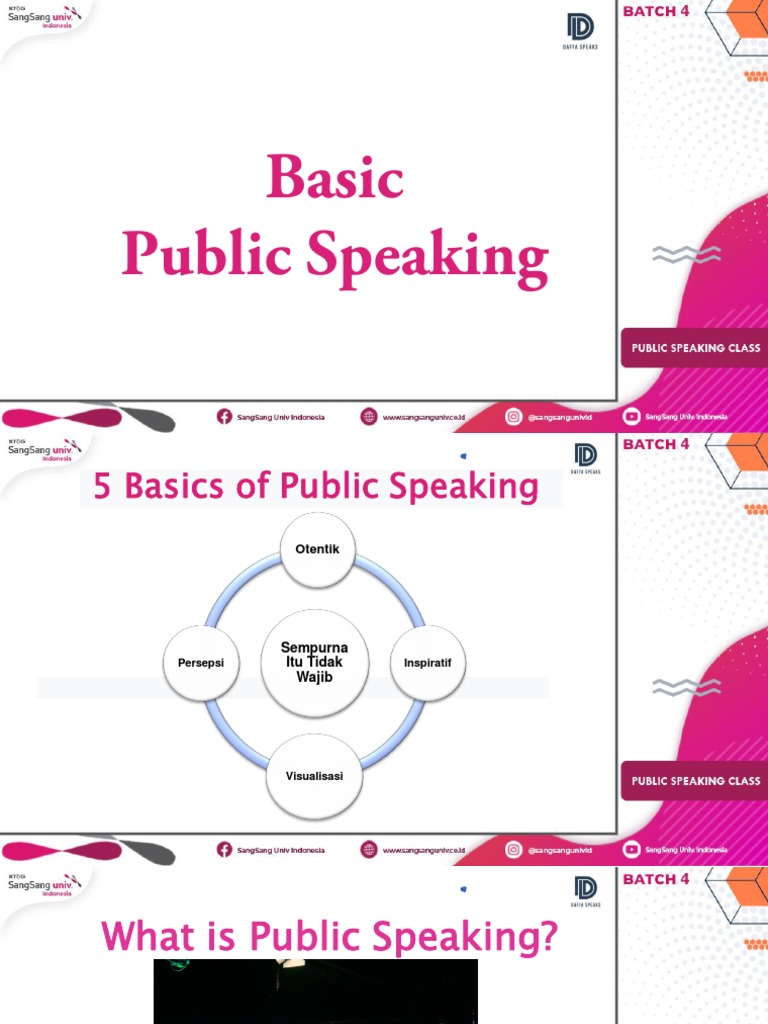 5 Essentials for Effective Public Speaking | PDF