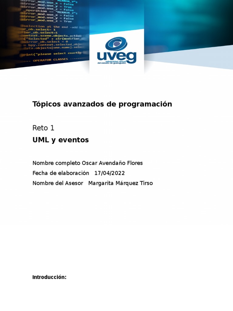 T Picos Avanzados de Programaci N | PDF | Calculadora | Lenguaje de modelado unificado