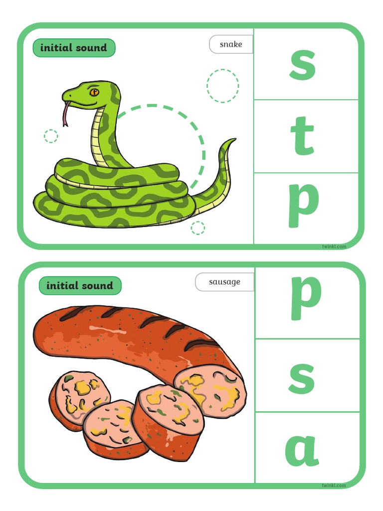 Set 1 S A P T Peg Matching Letters and Sounds | PDF