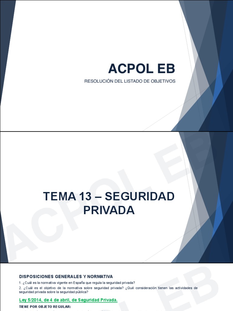 Tema 13 - CNP | PDF | Investigador privado | Valores