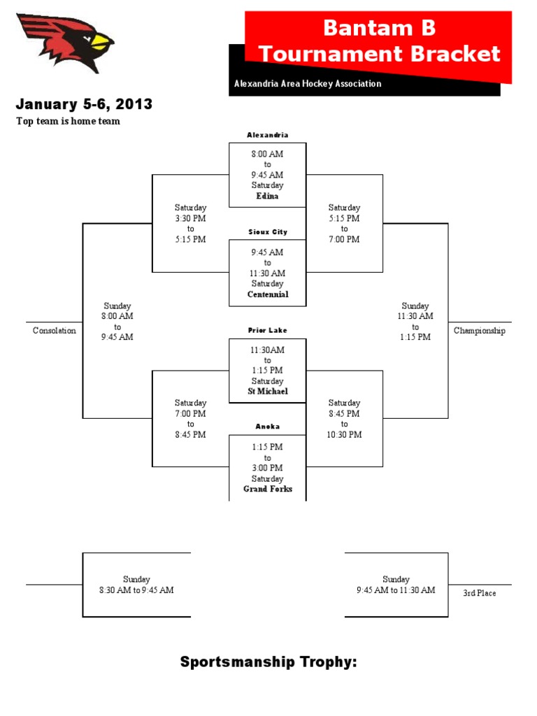 Tournament Bracket Template 05 | PDF