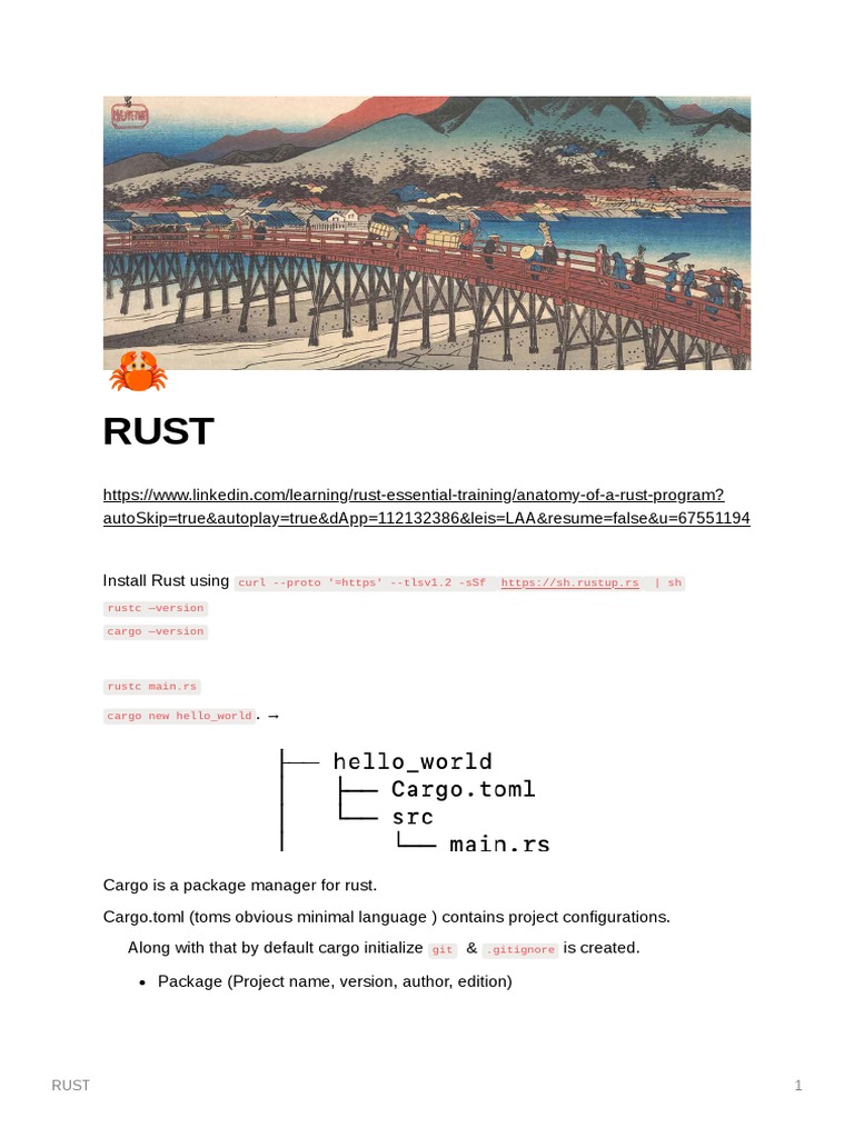 Rust 1: Curl - Proto ' HTTPS' - Tlsv1.2 - SSF HTTPS://SH - Rustup.Rs - SH Rustc - Version Cargo ...
