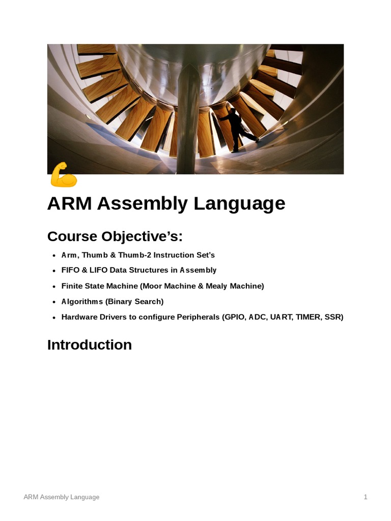 ARM Assembly Language: Course Objective's | PDF | Microcontroller ...
