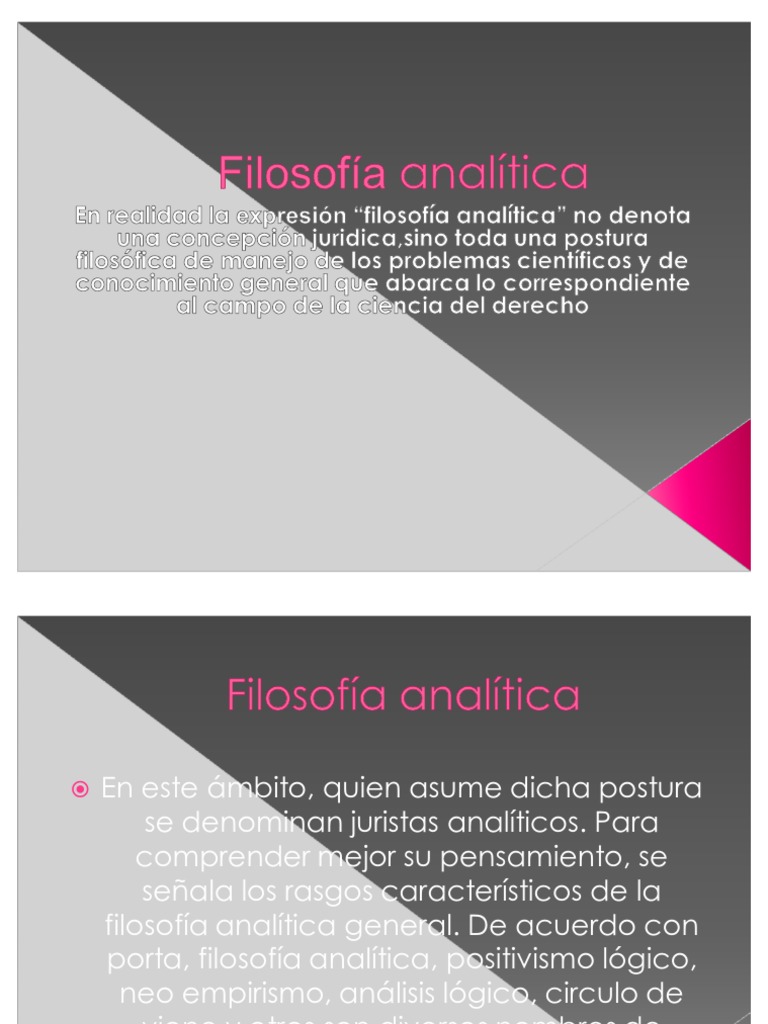 Filosofía Analítica y Conclusion y Juristas | PDF