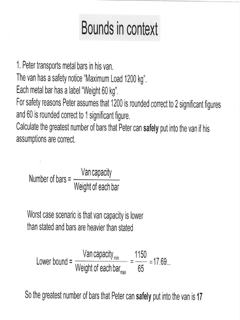 Bounds in Context ANSWERS | PDF