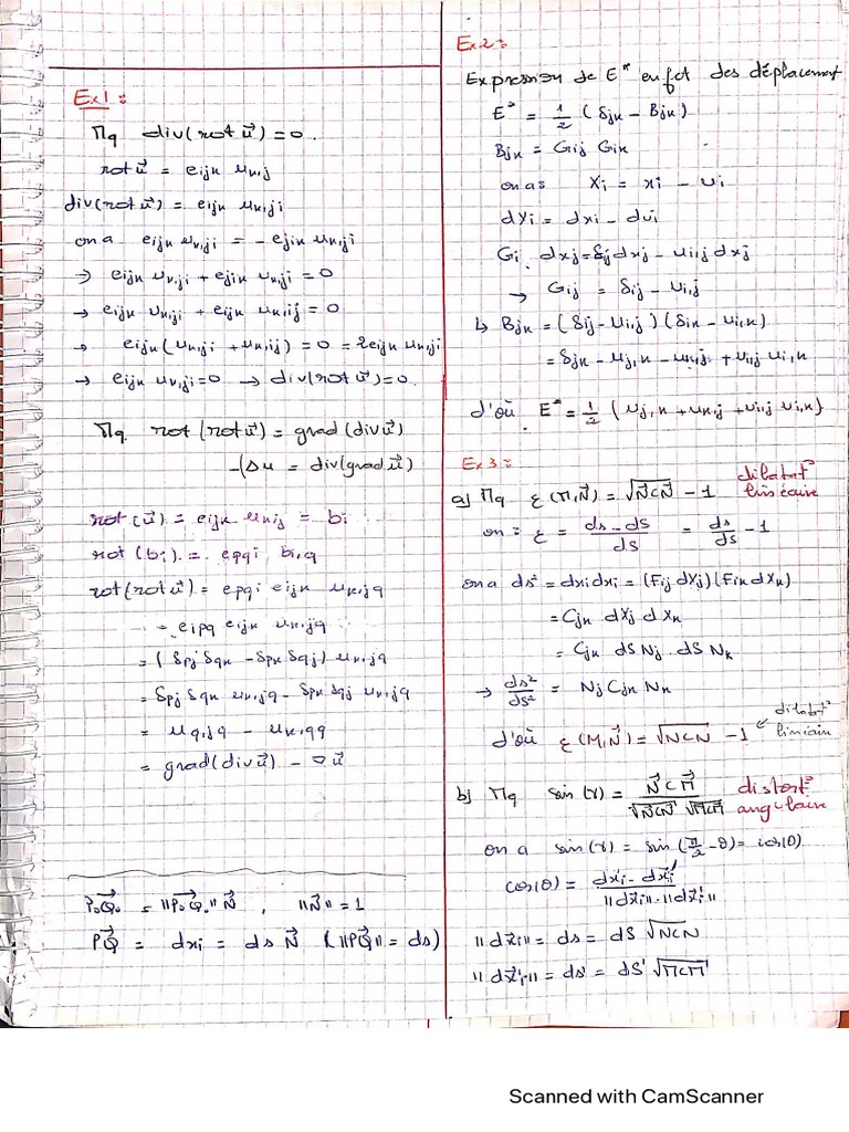 Corrigé TD 1 MMC | PDF