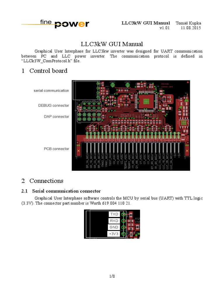 Infineon-LLC 3KW GUI Manual v1.01-AP-v01 01-EN | PDF | Parameter ...