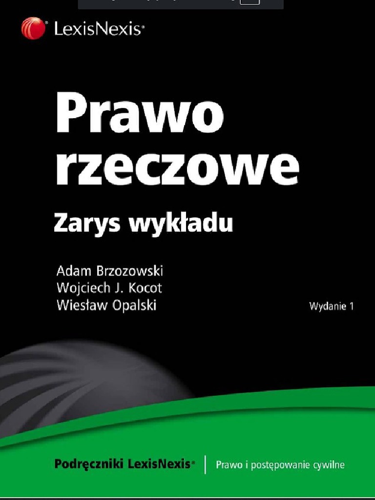 Prawo Rzeczowe | PDF