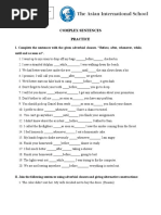 Synthesis of Sentences Worksheet | PDF | Verb | Grammar