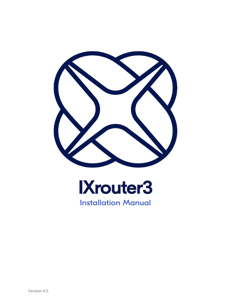 Ixrouter3: Installation Manual | PDF | Electromagnetic Compatibility ...