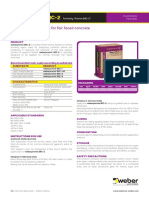 TDS Weberpremix SP-33 - UAE | PDF | Plaster | Mortar (Masonry)
