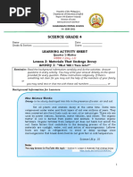 Grade 4 - Lesson 9 - Useful and Harmful Changes | PDF | Wellness ...