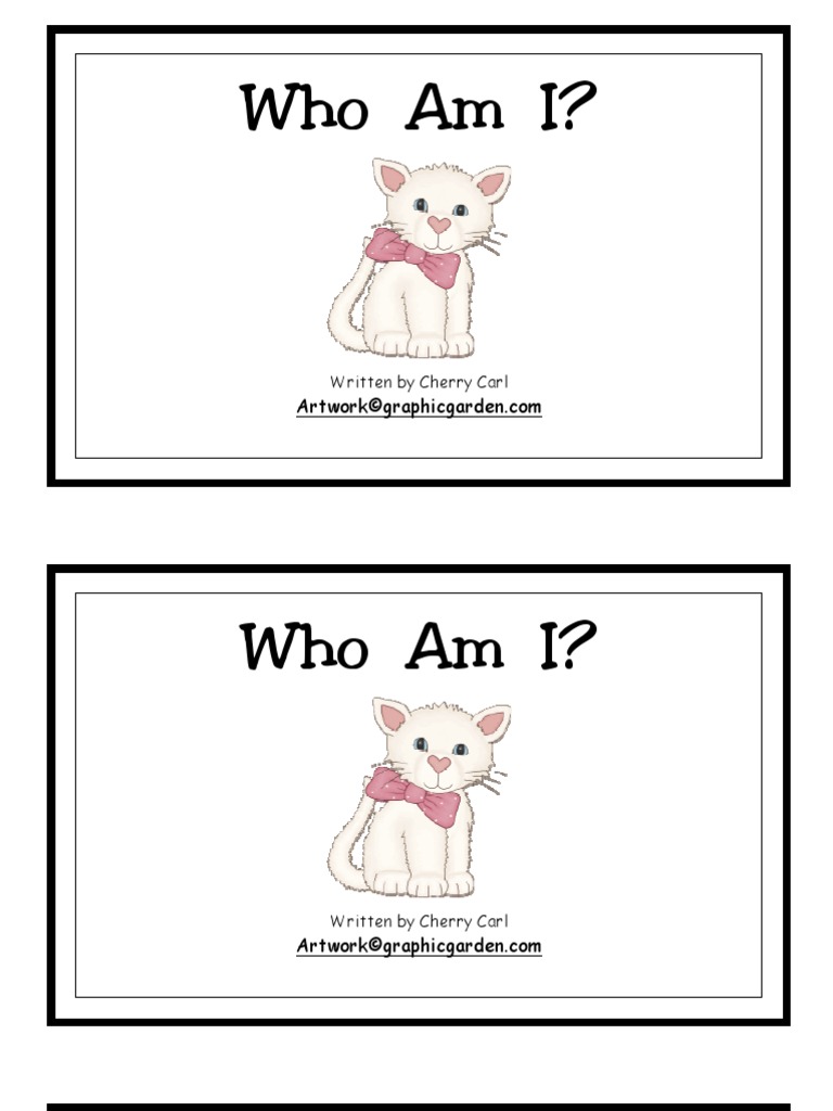 Who Am I?: Written by Cherry Carl | PDF
