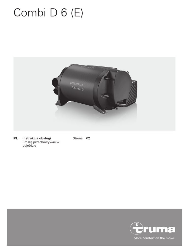 Truma Combi D 6 (E) Instrukcja Obsługi | PDF