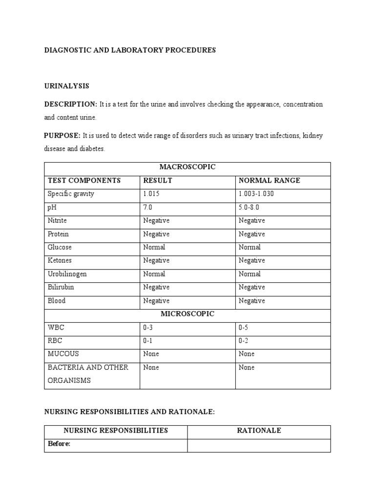 Diagnostic and Laboratory Procedures | PDF | Medical Specialties ...