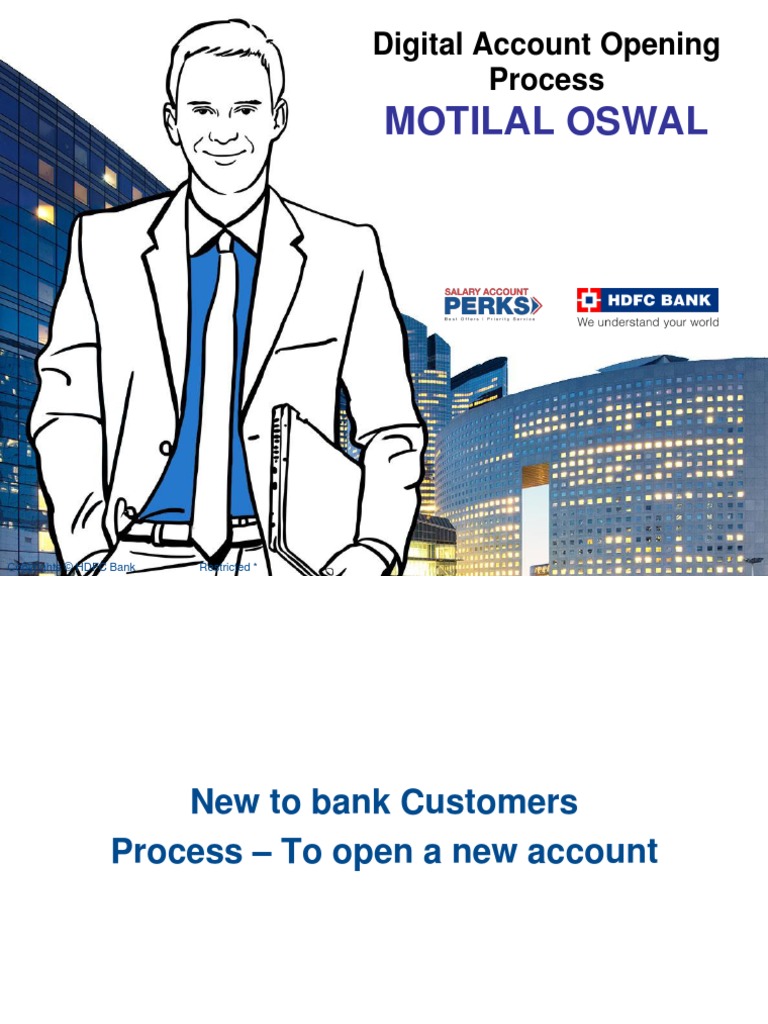 HDFC Bank Digital Account Opening Process Guide | PDF | Computing | Cyberspace