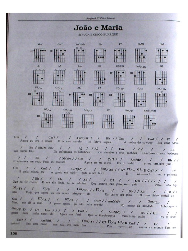 João e Maria - Chico Buarque | PDF