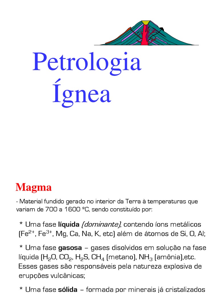 Tipos e Composição do Magma | PDF | Magma | Basalto