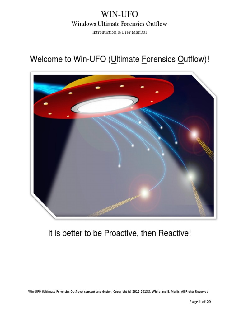 Win UFO Manual | PDF | Computer File | Microsoft Windows