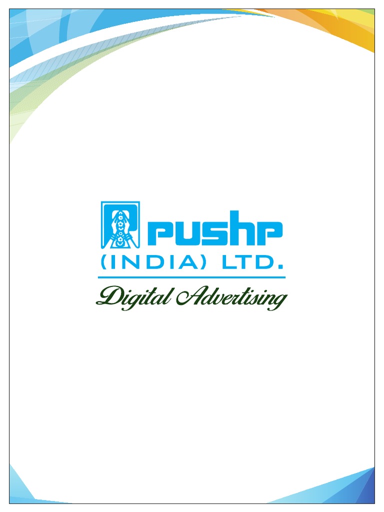 Pushp India Digital Advertising | PDF | Backlight | Usb