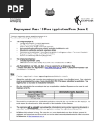 Ep and S Pass Candidate Form | PDF | Identity Document | Government And ...