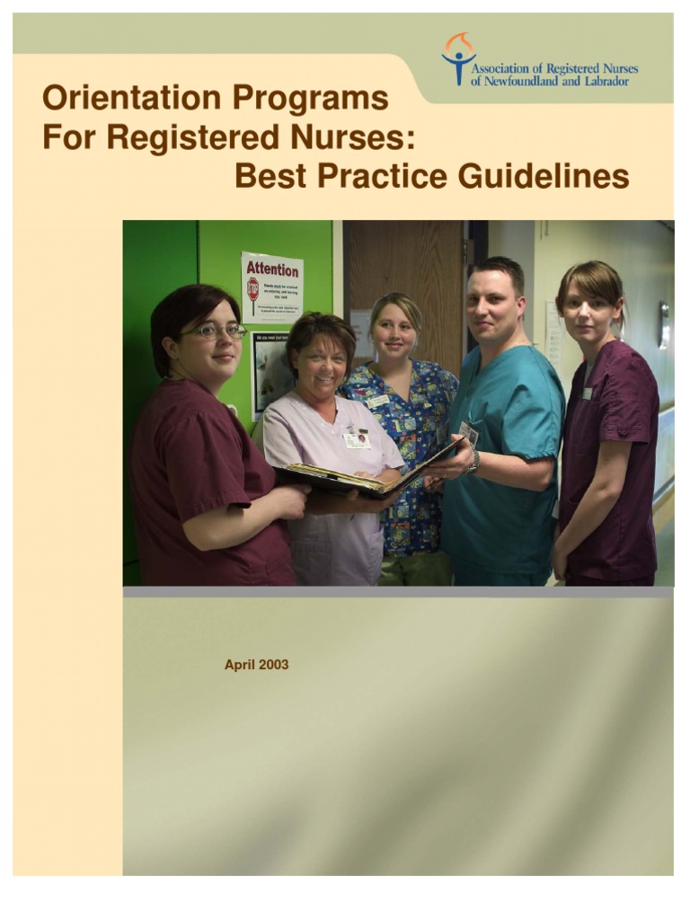 Guidelines for Developing Comprehensive Orientation Programs to Support ...