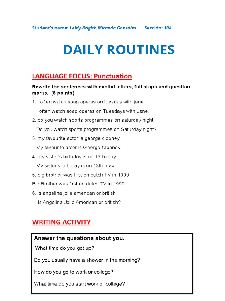 5 W Copia de W5-Writing Activity | PDF