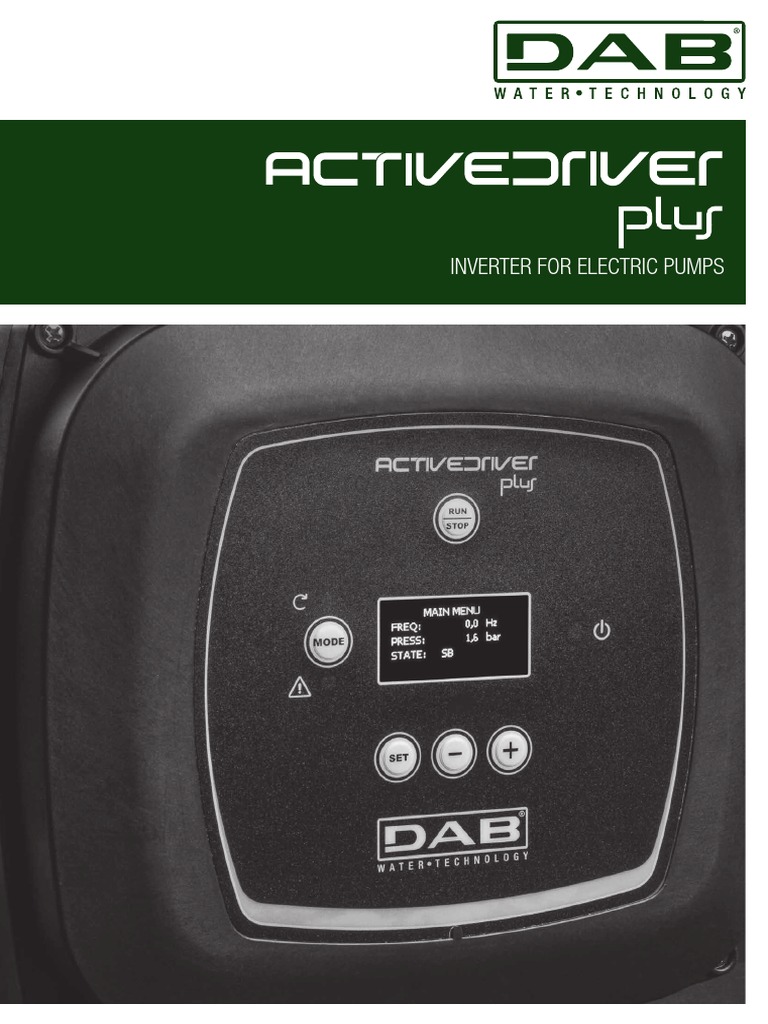 Active Driver Plus - TS - Eng | PDF | Mains Electricity | Pump