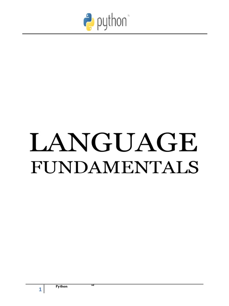 Python | PDF | Python (Programming Language) | Boolean Data Type