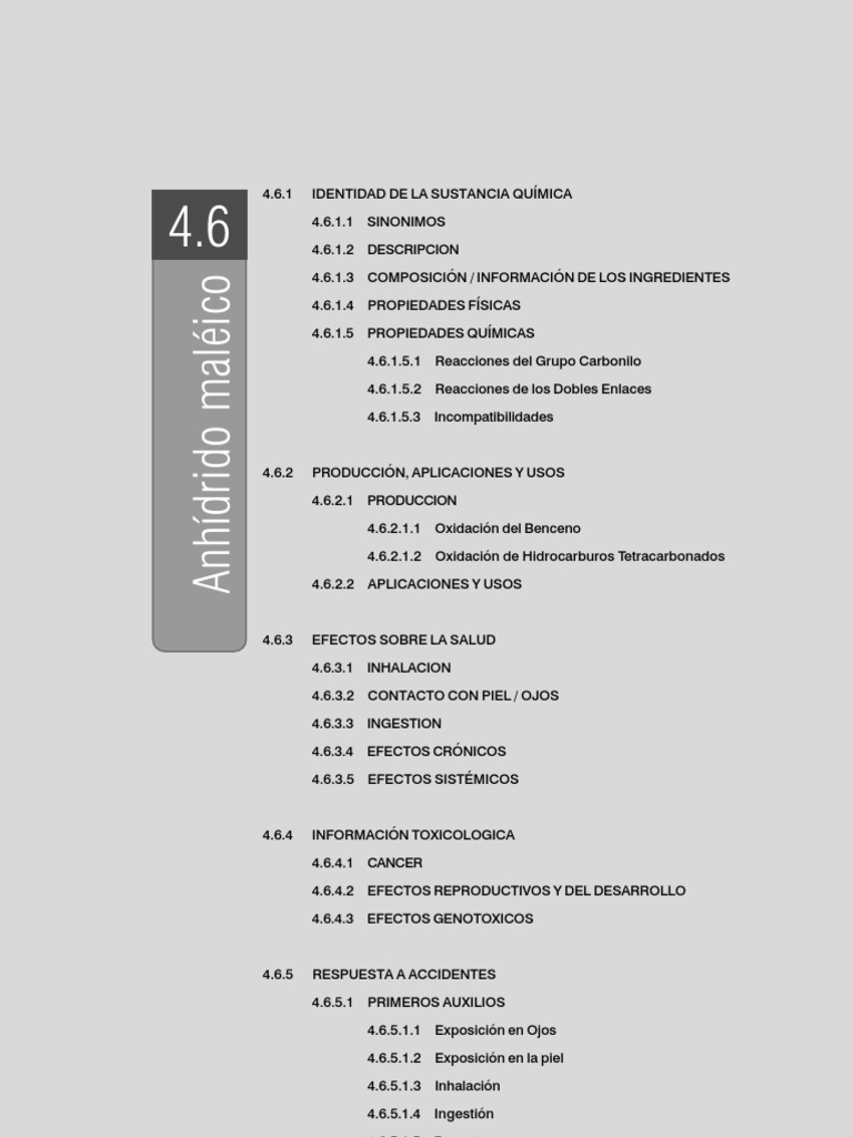 Anhídrido Maléico: Propiedades y Usos | PDF | Destilación | Catálisis