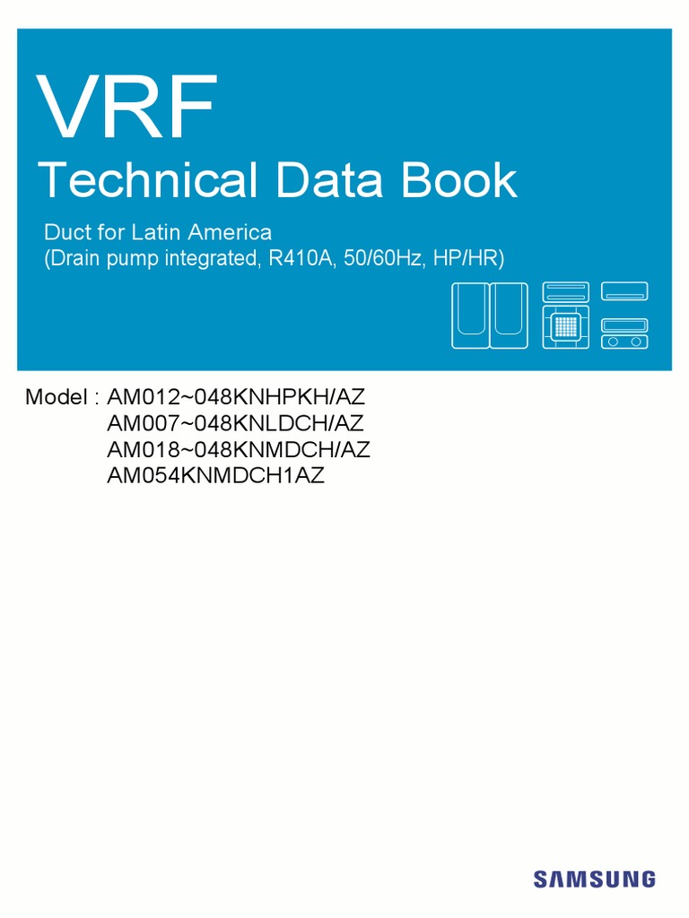 (TDB) VRF Idu Duct For La (Drain Pump Integrated, R410a, 50 - 60hz, HP ...