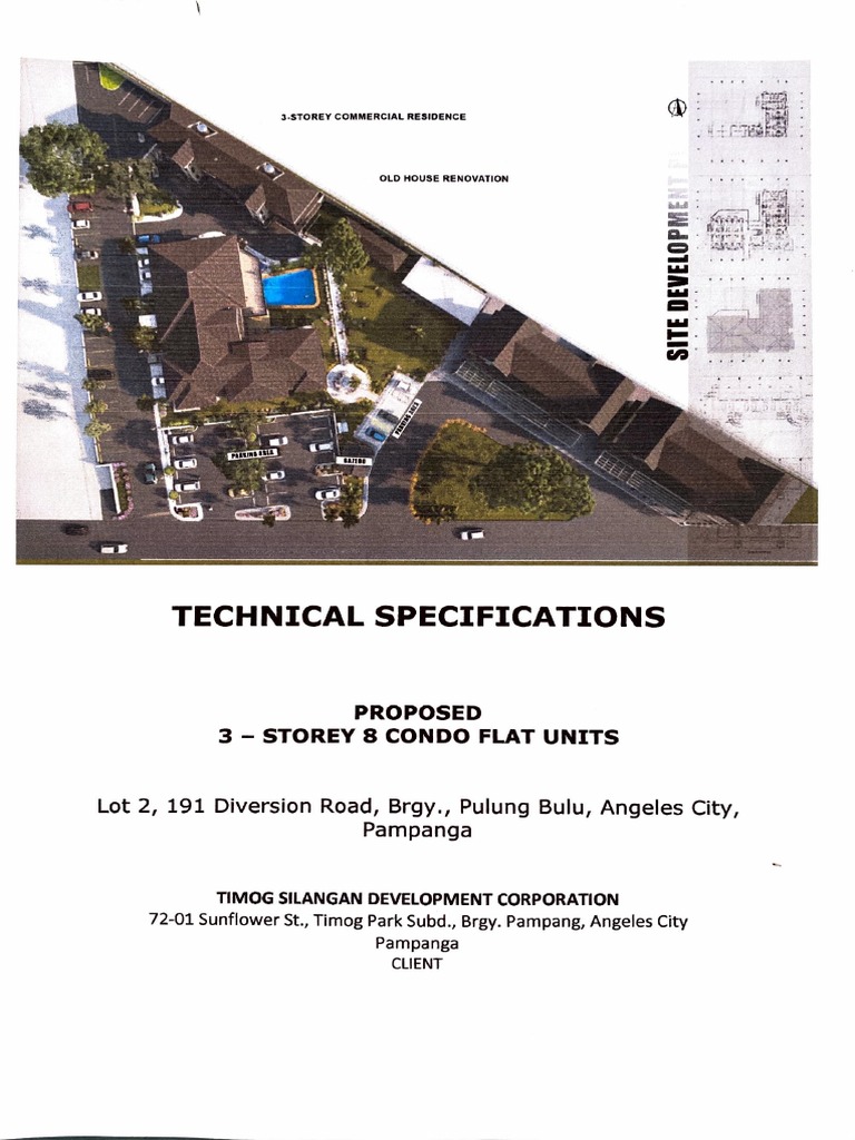 Building Permit Technical Specification | PDF | Pipe (Fluid Conveyance ...