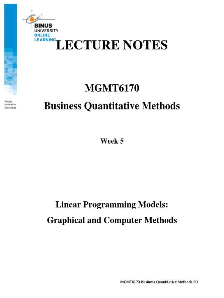 Linear Programming Graphical Solution | PDF Linear Programming Graphical Solution | PDF