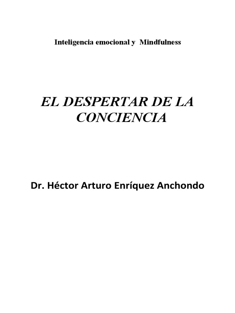 Libro El Despertar de La Conciencia | PDF | Felicidad | Las emociones