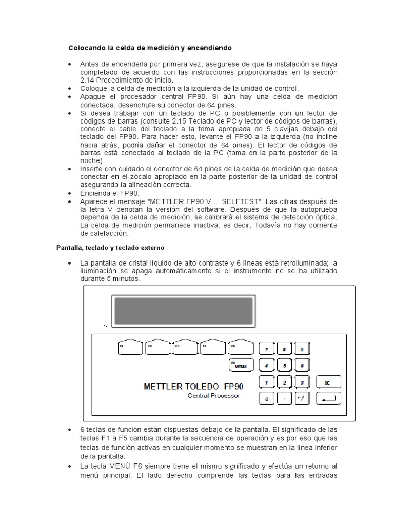 Fusiometro Metller Toledo | PDF | Temperatura | Medición