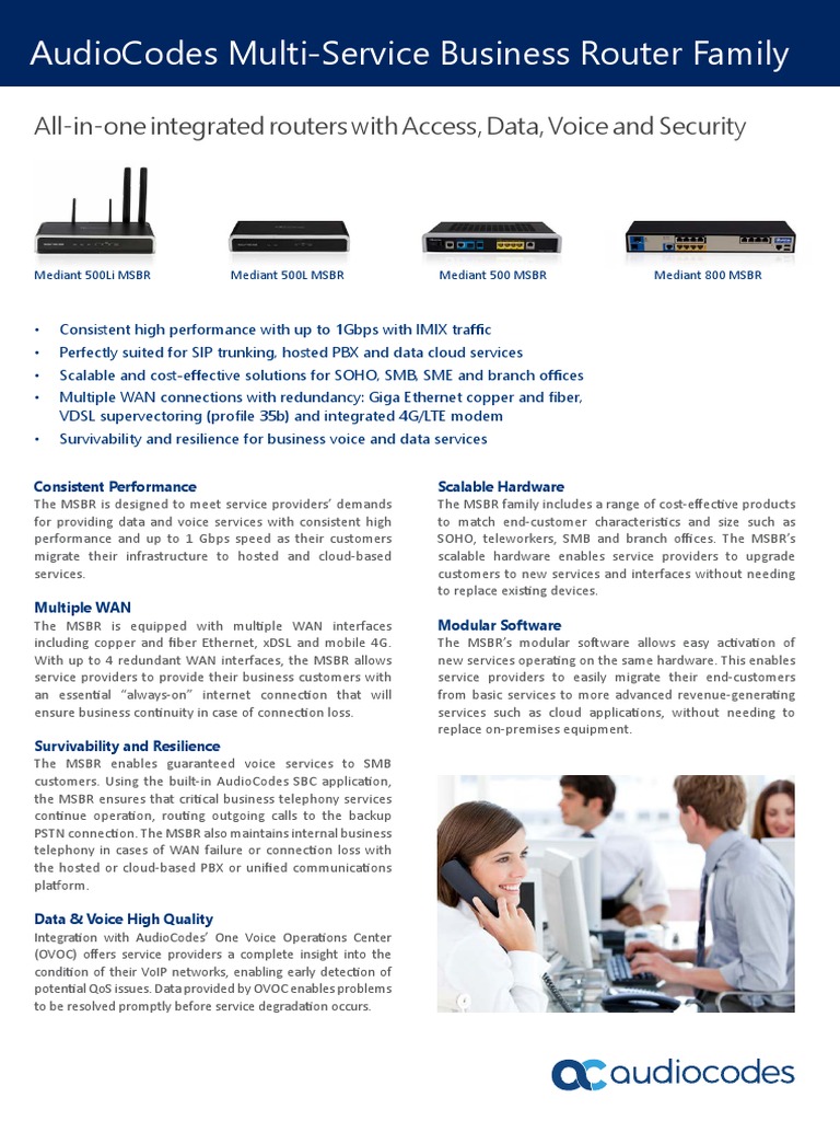 audiocodes-multi-service-business-router-msbr-family-brochure | PDF ...