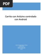 Proyecto Carro Arduino | PDF | Arduino | Bluetooth