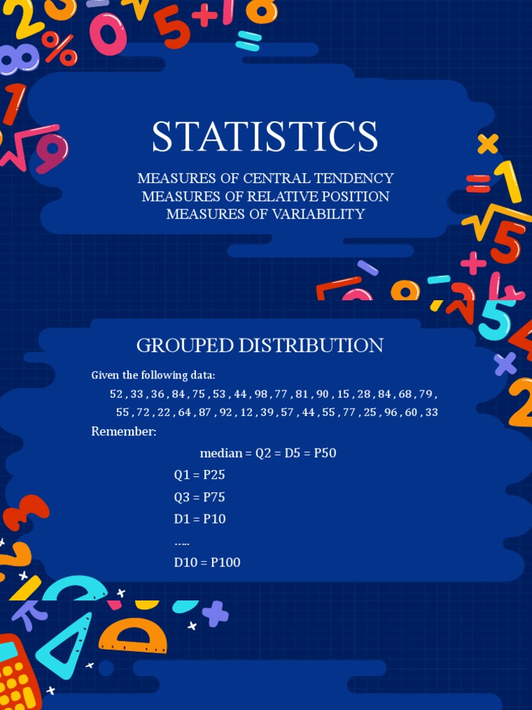 Measures of Relative Position (Grouped Data) | PDF