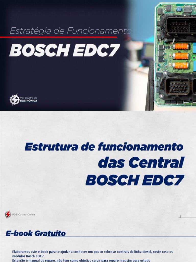 E-Book Estratégia de Funcionamento Da Ecu Edc7 Bosch | PDF | Diodo ...