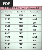 Hindi Alphabet Flash Cards PDF | PDF | Language Arts & Discipline