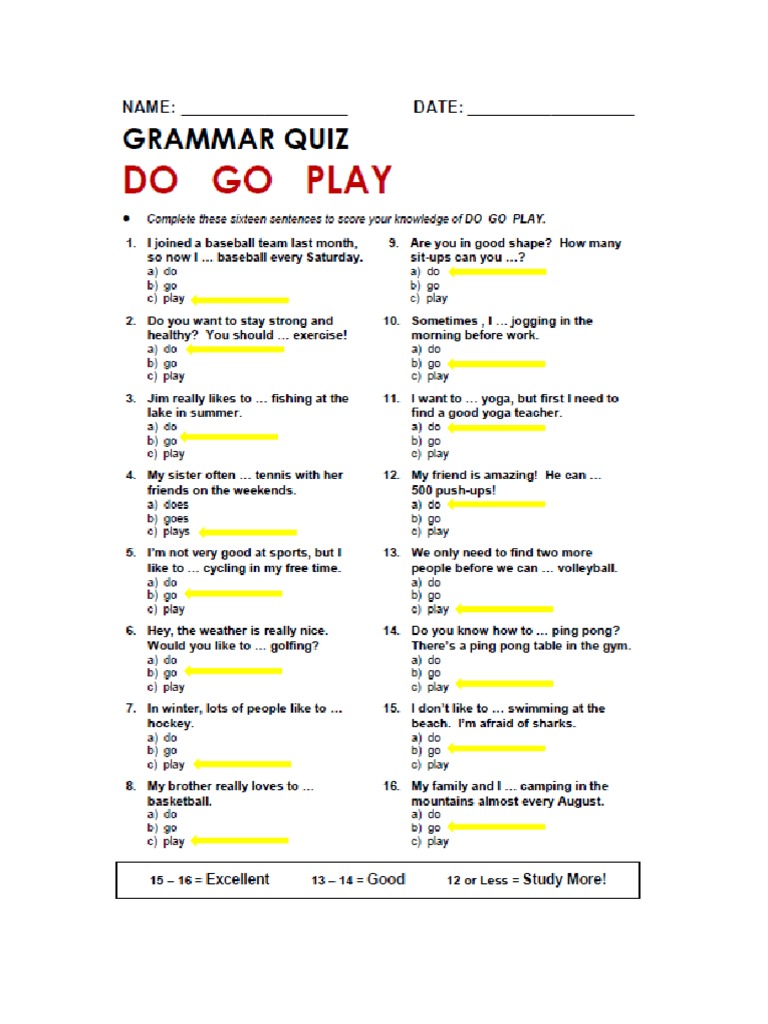 Do Go Play | PDF