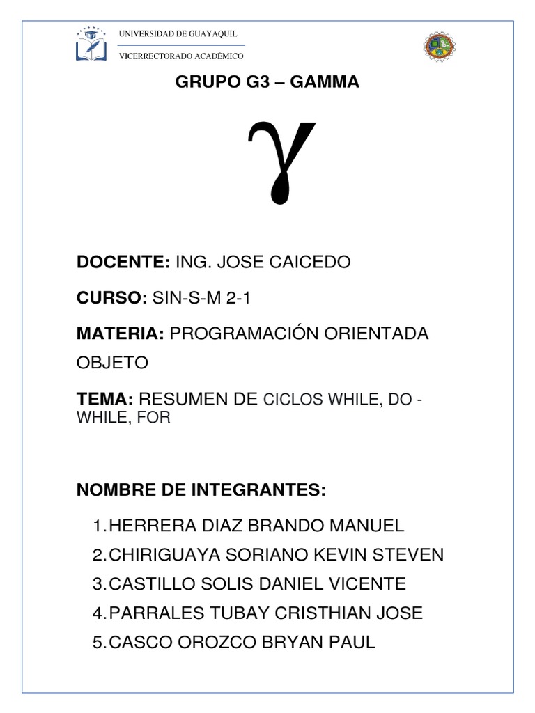 Ciclos While, Do - While, For | PDF | Programa de computadora | Programación