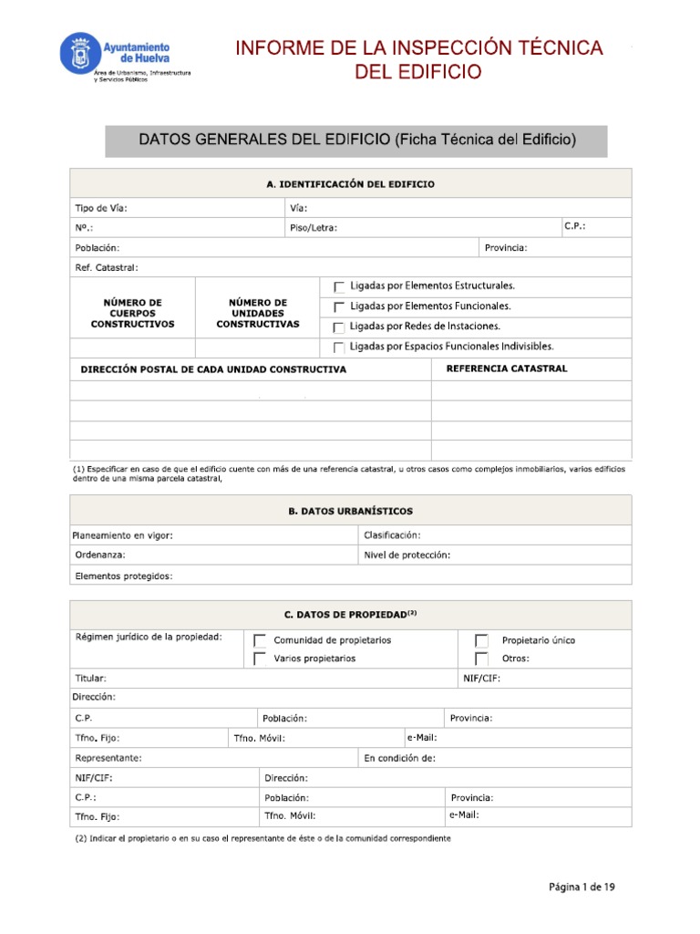 Formato de Informe de Inspeccion Tecnica | PDF