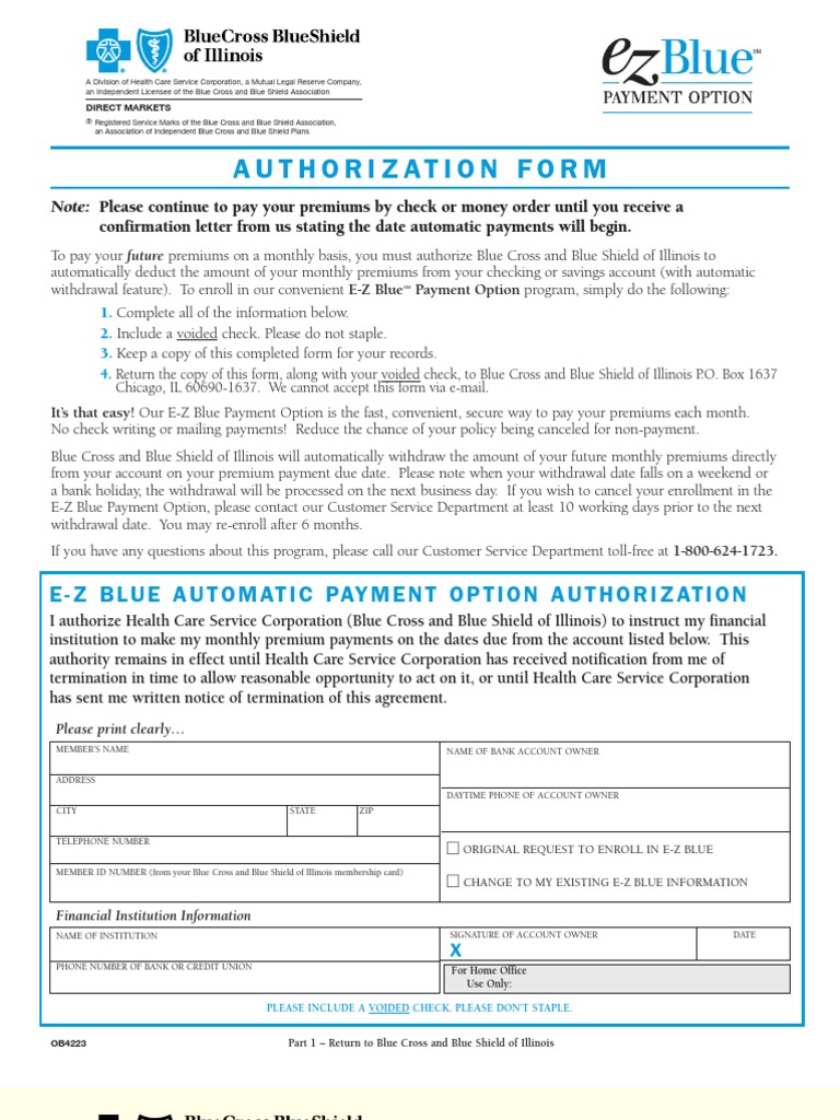 Bcbs - HCSC Illinois | PDF | Cheque | Blue Cross Blue Shield Association
