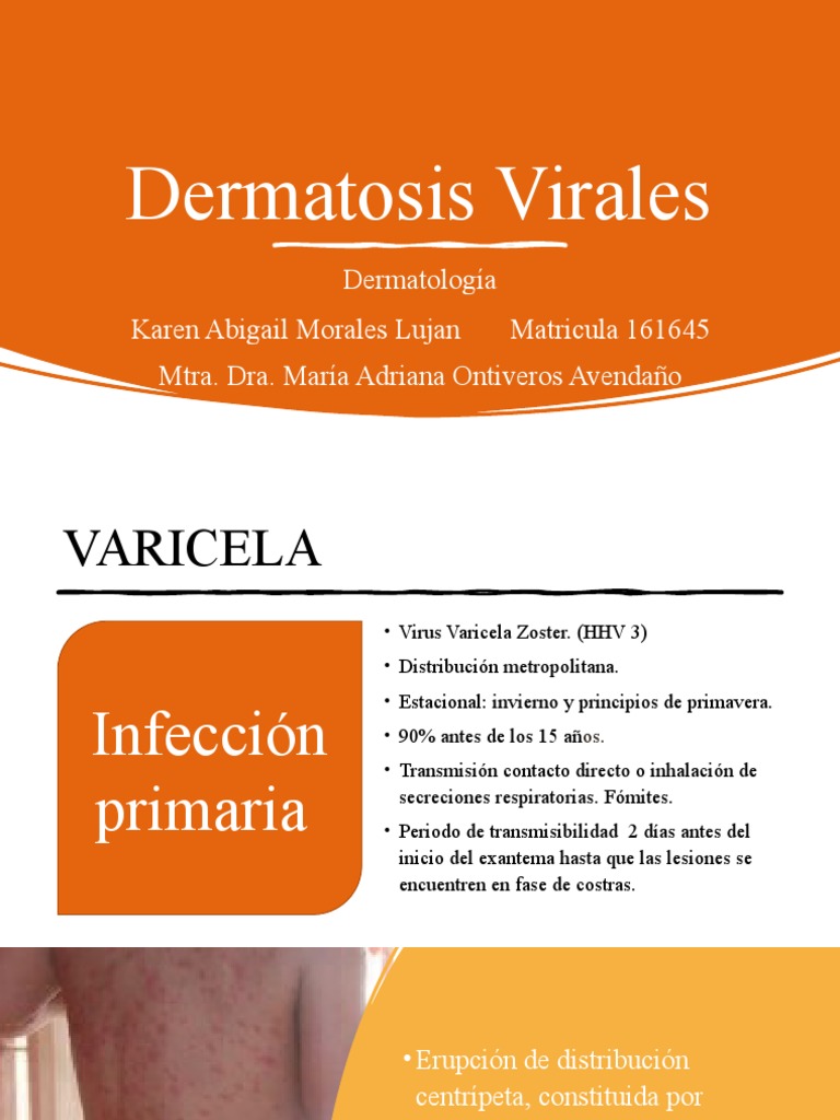 Dermatosis Virales | PDF | Microbiología | Inmunología