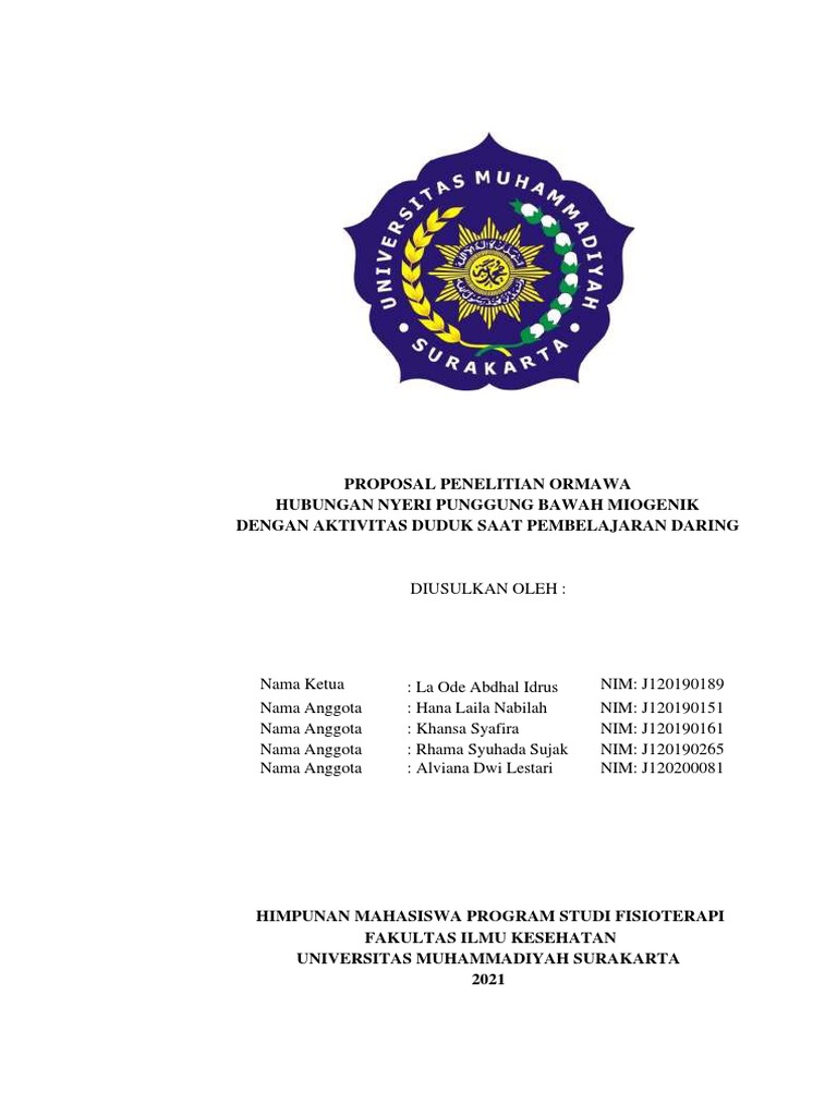 Final Proposal TIM1P HMP-Fisioterapi UMS | PDF